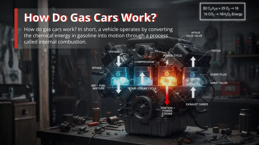 How Do Gas Cars Work? Internal Combustion Engine Explained – EVILENERGY