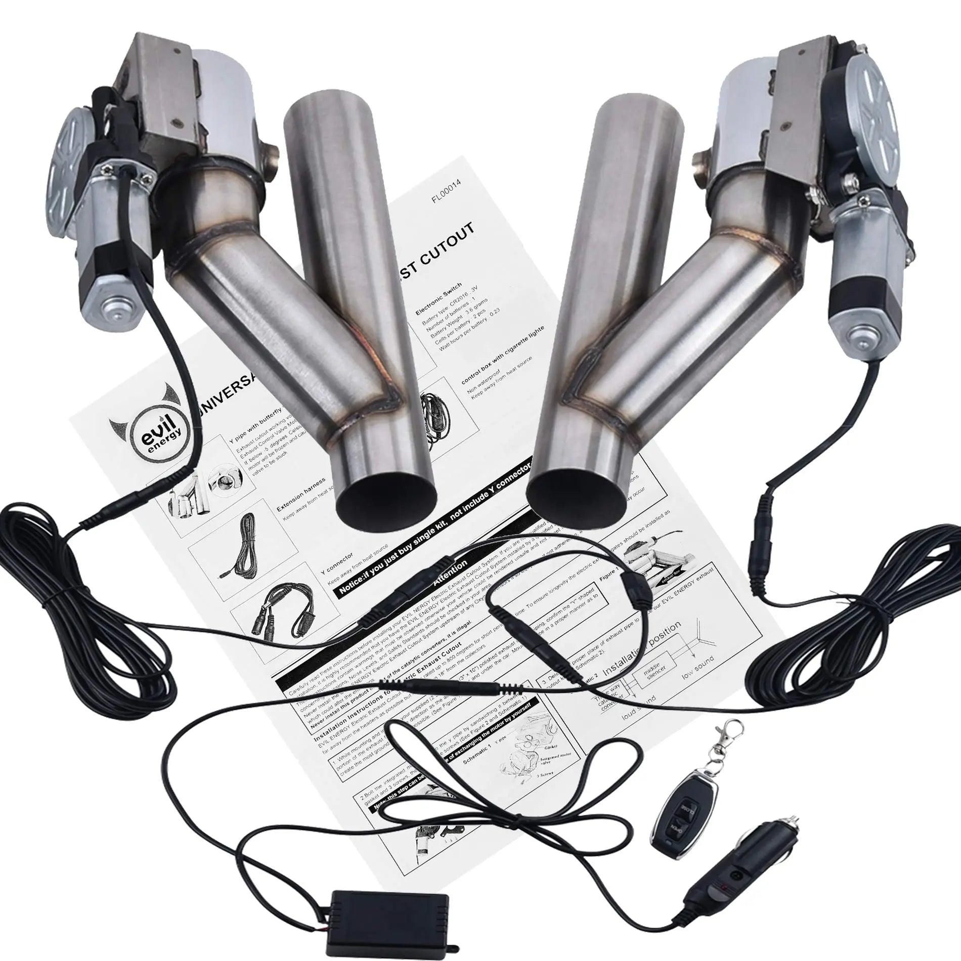 Exhaust Cutouts Remote Control Type - EVIL ENERGY – EVILENERGY