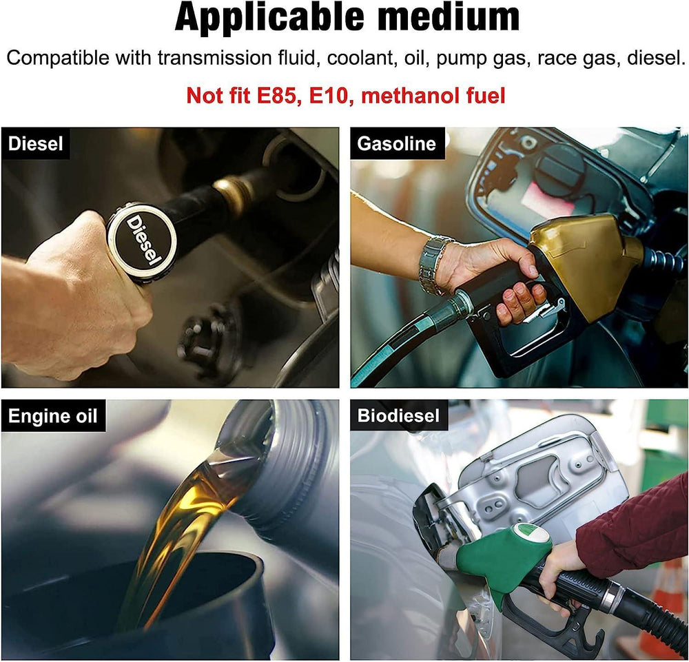 EVIL ENERGY CPE Fuel Line Kit Nylon Braided Fuel Hose 20FT 4/6/8/10AN ...