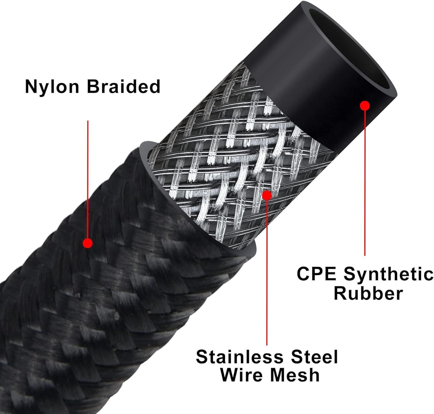 Braided Fuel Line Kit | 3/8 Fuel Line | Fuel Lines - EvilEnergy ...