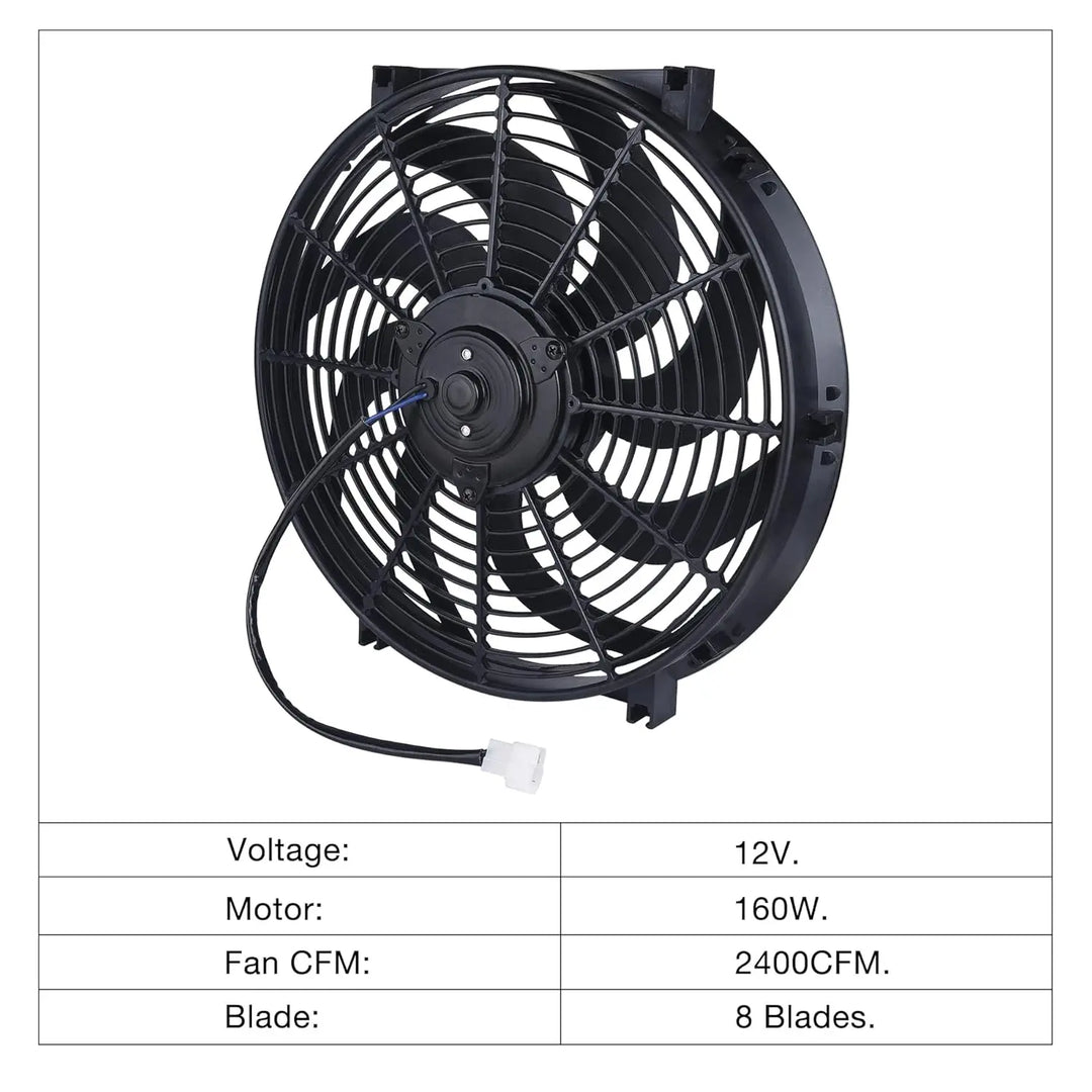 EVIL ENERGY Universal 12V Electric Radiator Cooling Fan Kit – EVILENERGY