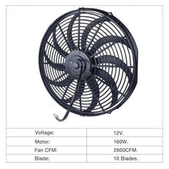 EVIL ENERGY Universal 12V Electric Radiator Cooling Fan Kit – EVILENERGY