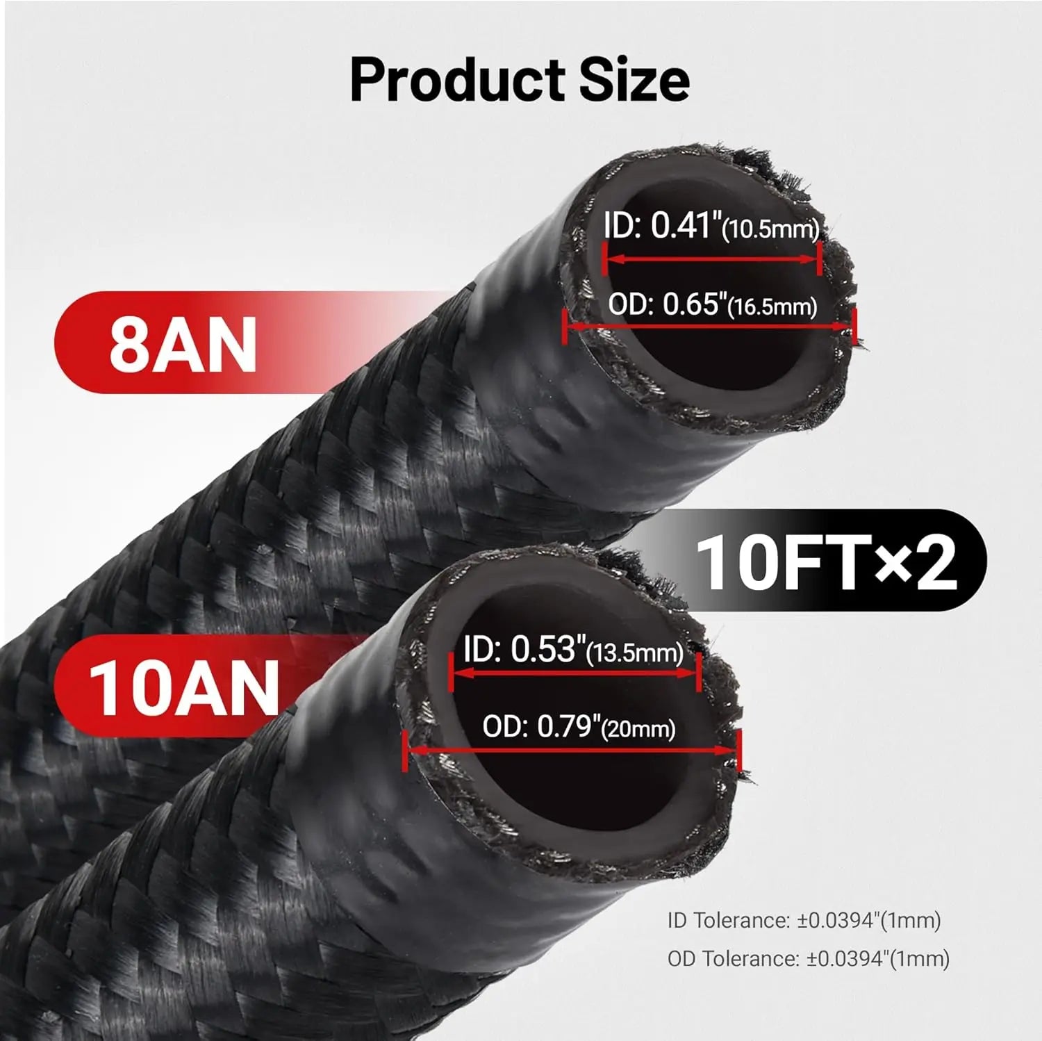 EVIL ENERGY Dual AN Fuel Line Kit 20FT 6AN 8AN 10AN – EVILENERGY
