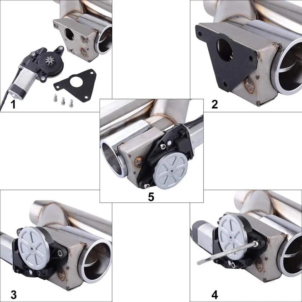 EVIL ENERGY Electric Exhaust Cutout Remote Control Valve Catback Single ...