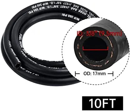EVIL ENERGY Marine Fuel Hose Type A1-15 SAE J1527 Fuel Line Hose 10FT ...