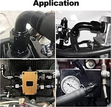 EVIL ENERGY Push Lock AN Fuel Hose Fitting End 45 Degree – EVILENERGY