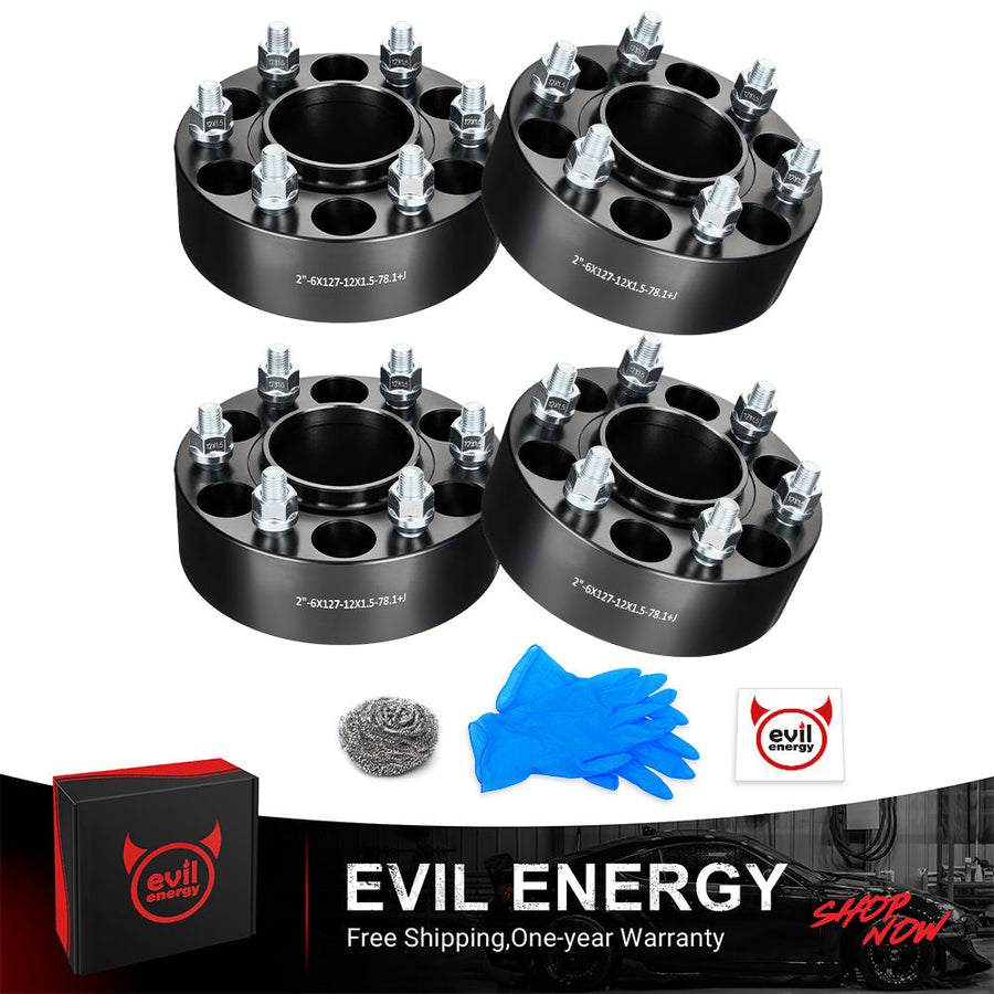 EVIL ENERGY 6x127 1/1.25/1.5/2inch Wheel Spacers for 2003 - 2006 Chevr ...