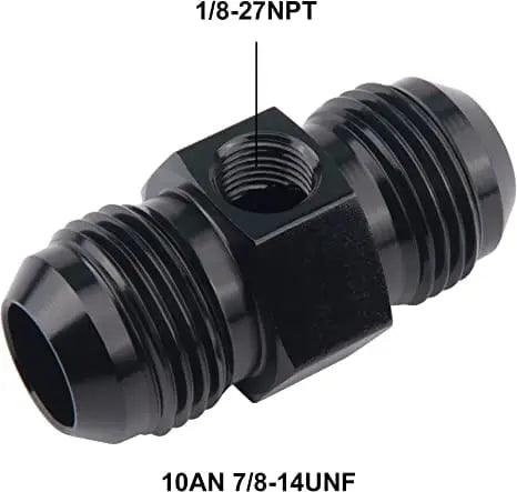 EVIL ENERGY AN Male Flare Union Adapter with 1/8 NPT Port Straight ...
