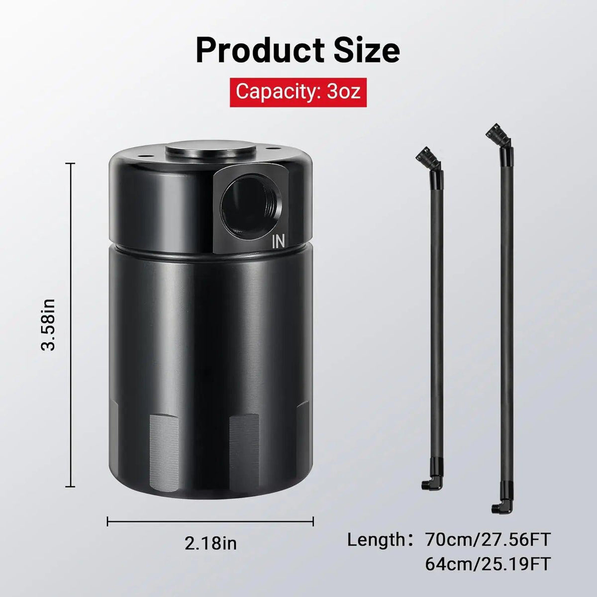 Oil Catch Cans with Breather | Baffled Oil Catch Can – EVILENERGY