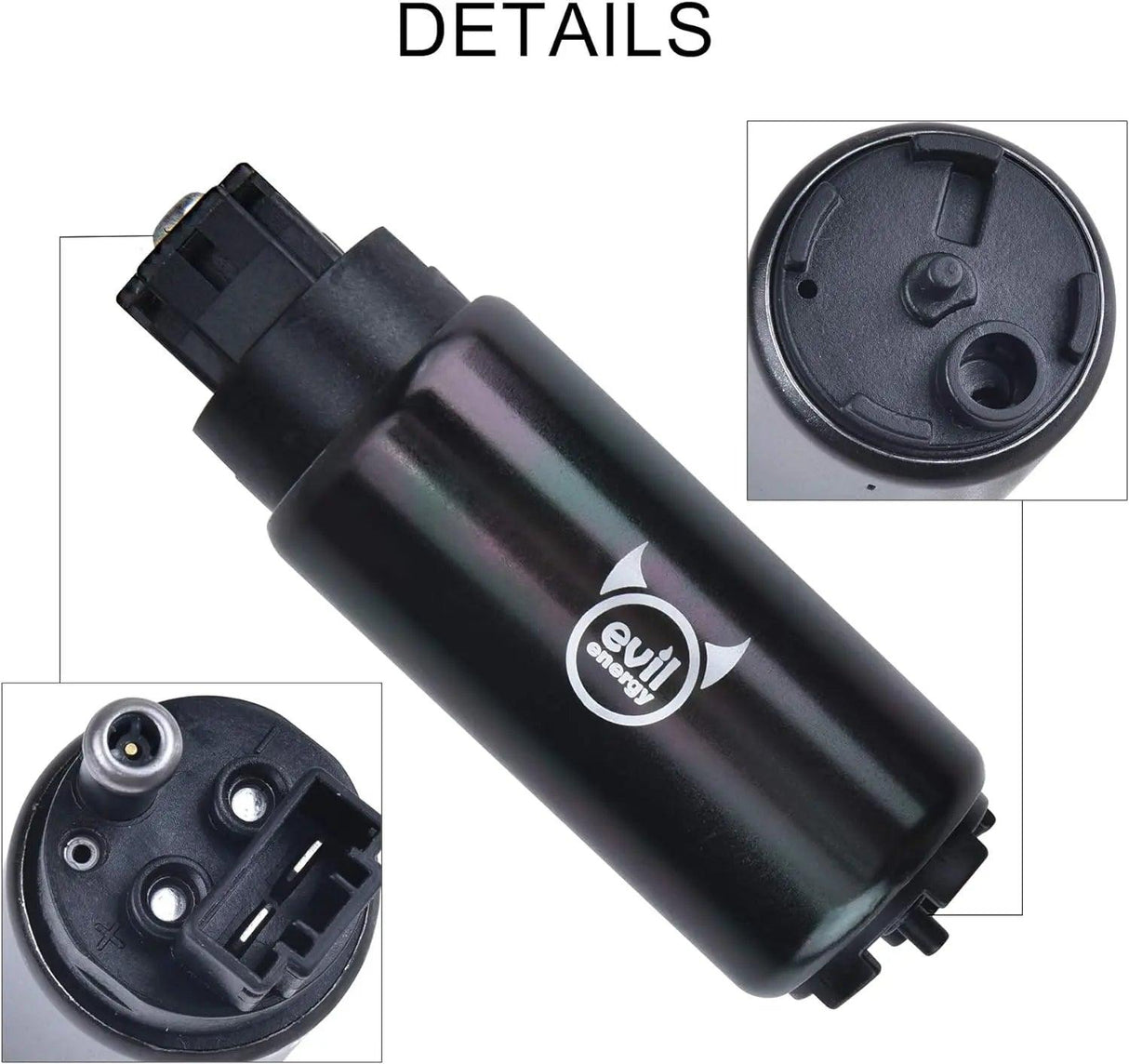 EVIL ENERGY Electric High Flow 255LPH E85 Intank 43PSI Fuel Pump Kit ...