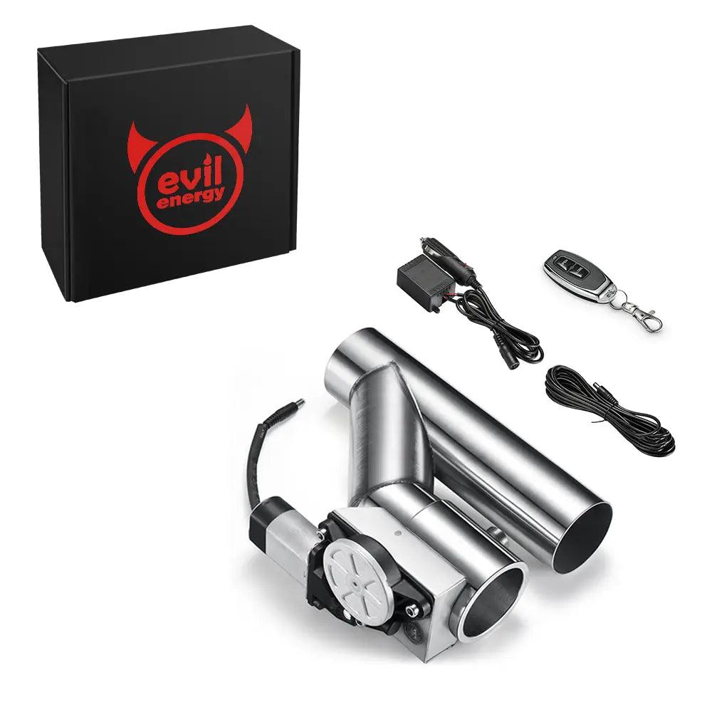 EVIL ENERGY Electric Exhaust Cutout Remote Control Valve Catback Single ...