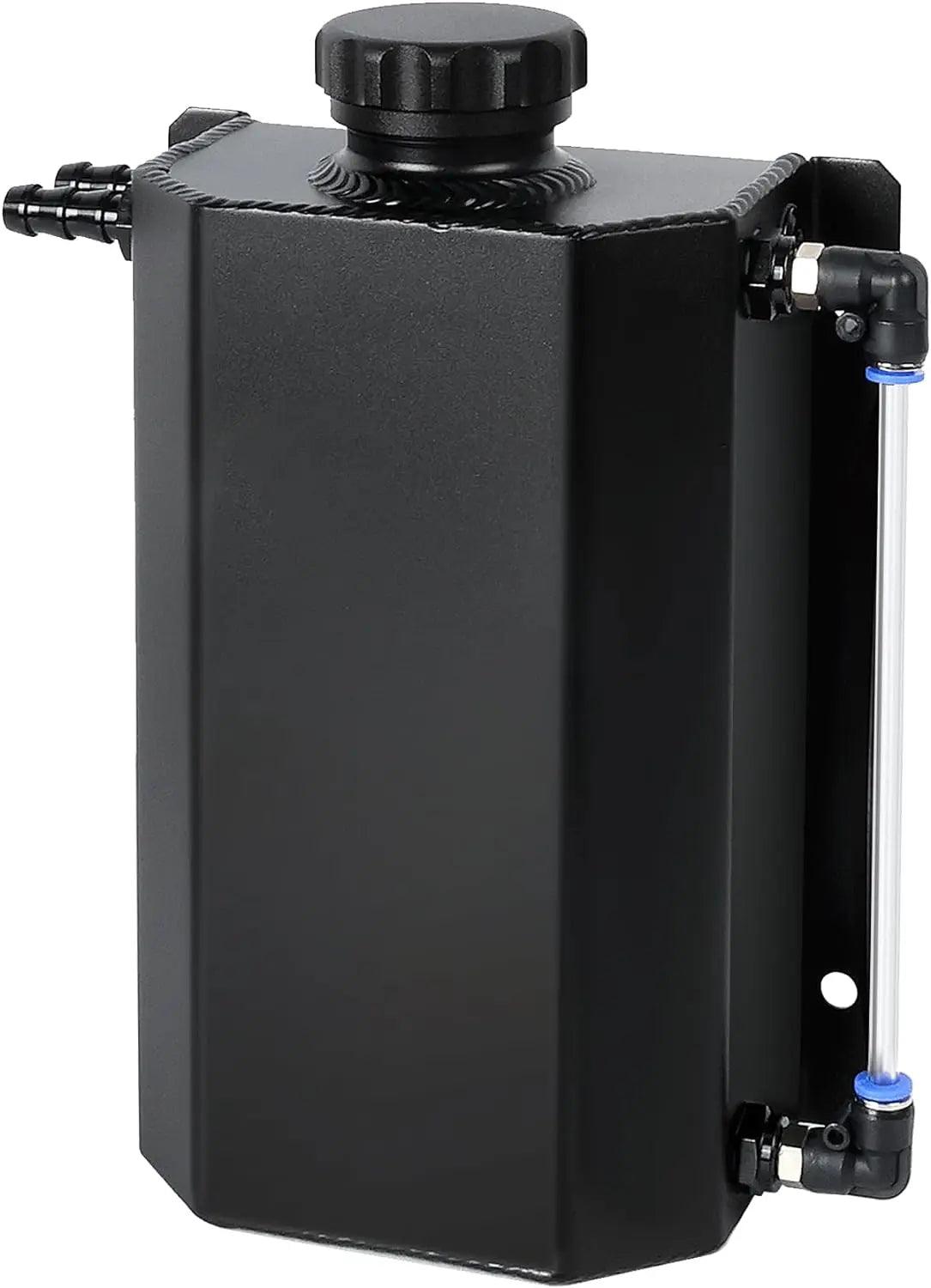 EVIL ENERGY Radiator Coolant Overflow Tank Universal Aluminum 1L/2L ...
