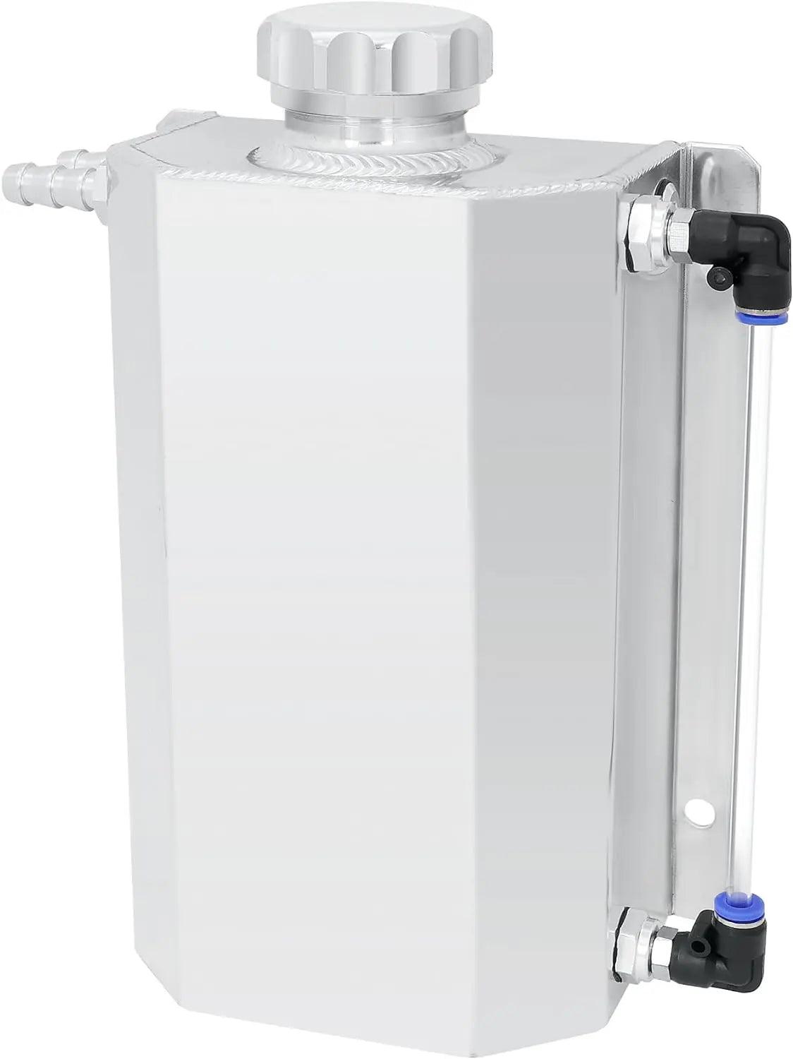 EVIL ENERGY Radiator Coolant Overflow Tank Universal Aluminum 1L/2L ...