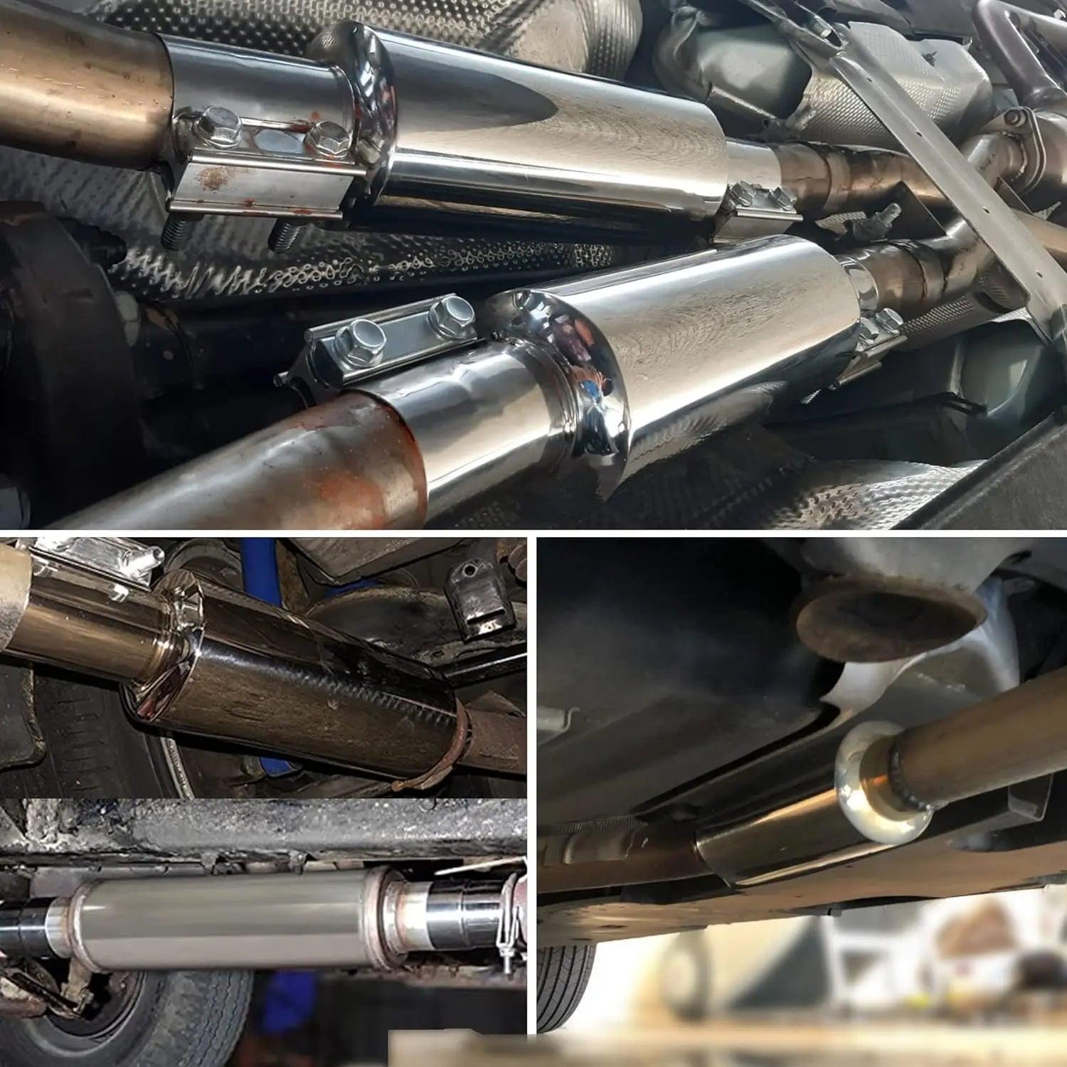 EVIL ENERGY Exhaust Resonator Muffler Stainless Steel – EVILENERGY