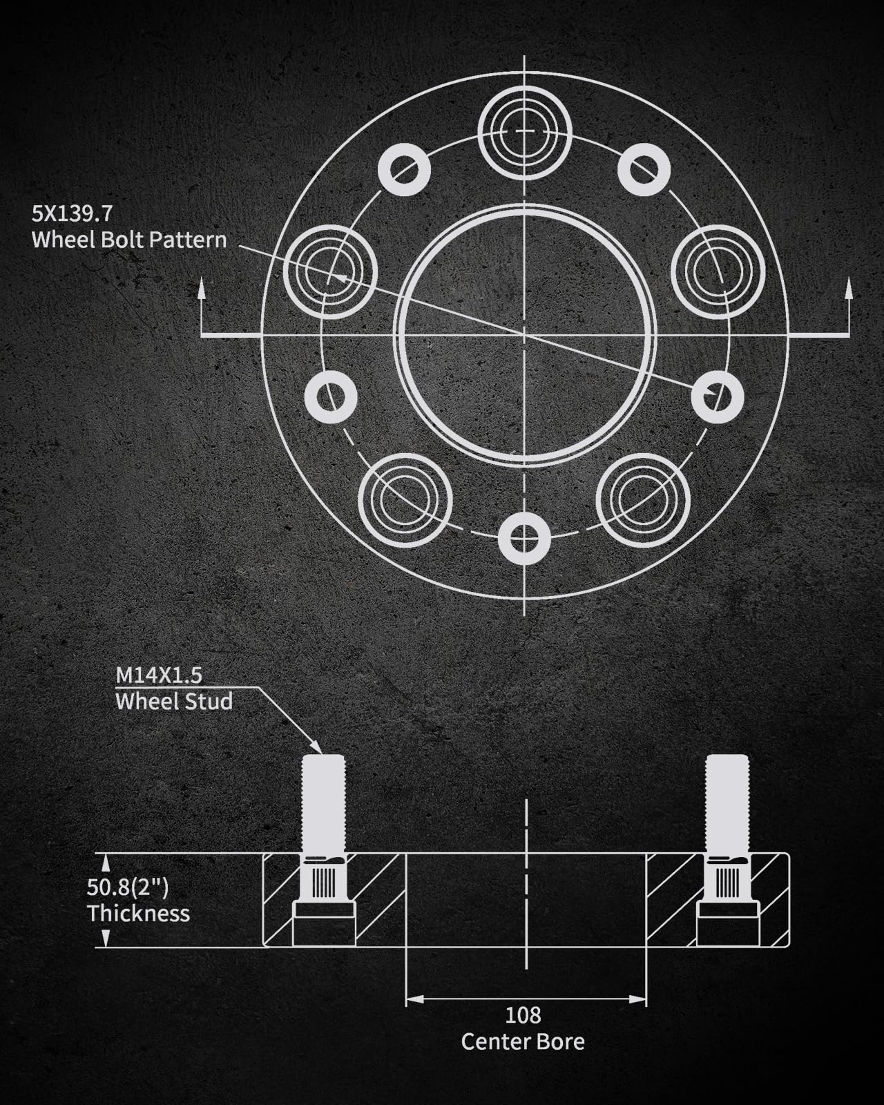 EVIL ENERGY 5x5.5 Wheel Spacers 2 inch Compatible for Ram 1500 2012-20 ...