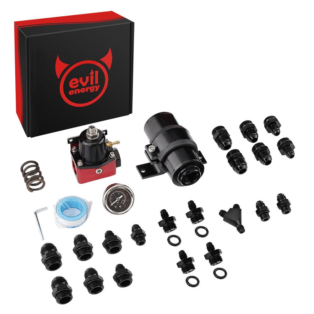 EFI Returnless Fuel System Kit | Fuel Hose Fittings & AN to Fitting ...