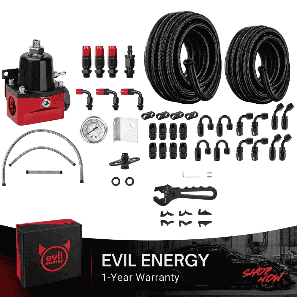 EVIL ENERGY EFI Fuel System Bundle - EFI Pressure Regulator (30-70PSI ...
